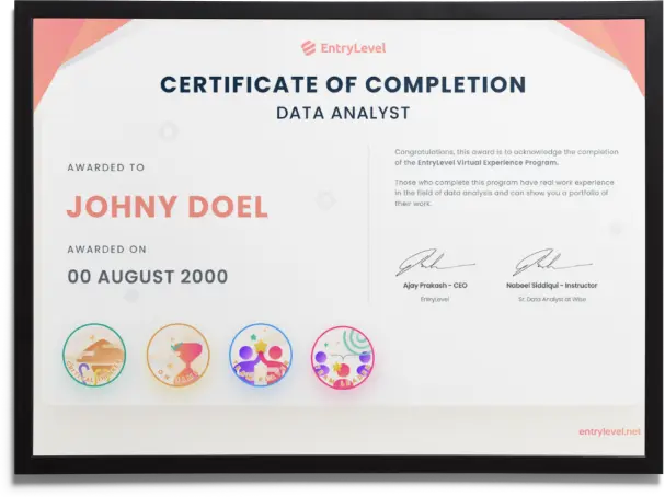 EntryLevel: Data Analysis using Excel and Tableau